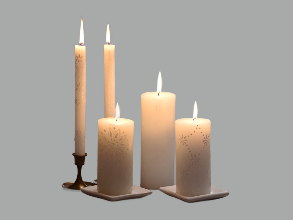 Shabbat/Judaica Fair Trade Candles – Thumbprint Artifacts